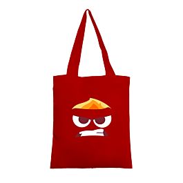 PIXAR ANGER FACE CANVAS TOTE BAG