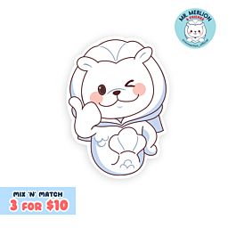 MR MERLION OK STICKER