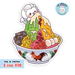 MR MERLION ICE KACANG STICKER