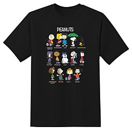 PEANUTS FULL CHARACTERS T-SHIRT